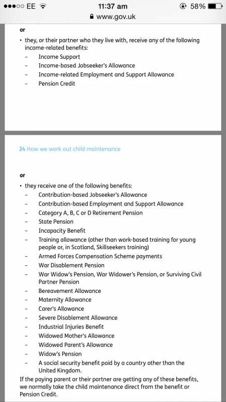 Maternity Allowance & CSA – – Child Maintenance – DAD.info Forum